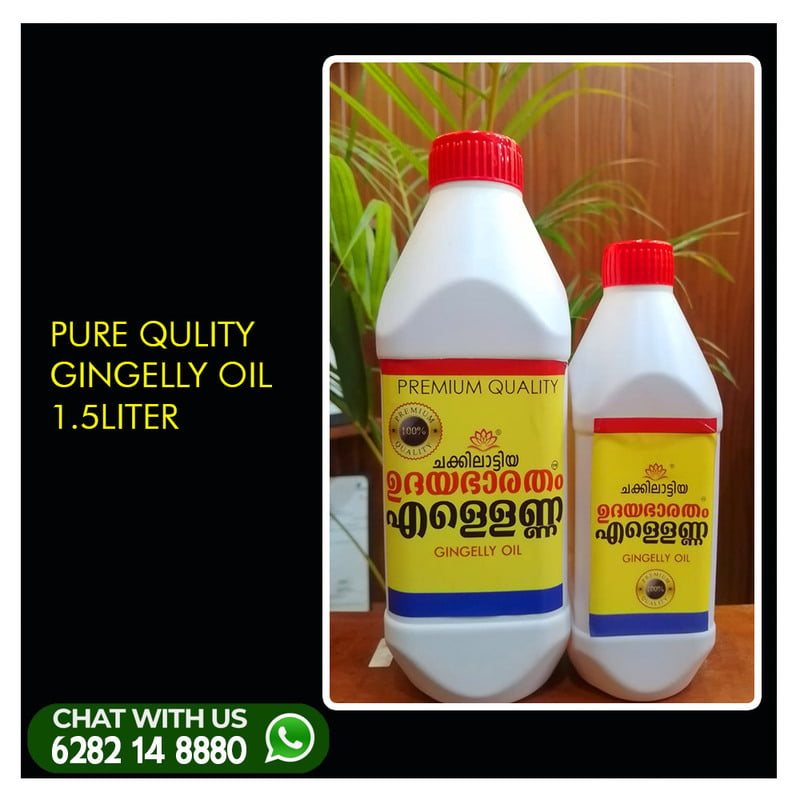 Gingelly Oil (CHAKK )1 .5 Liter (Edible oil ) Ellenna